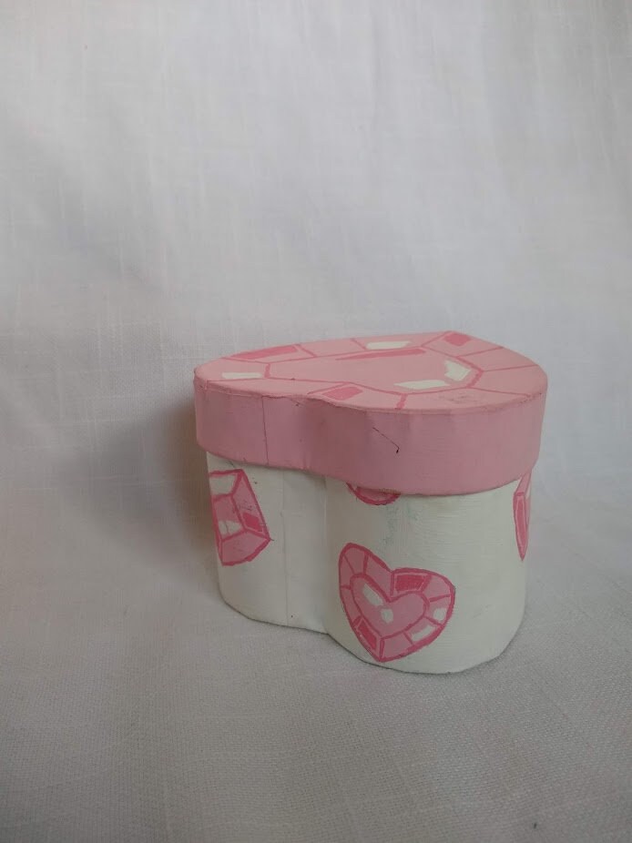 Heart Shaped Diamond Box - Etsy