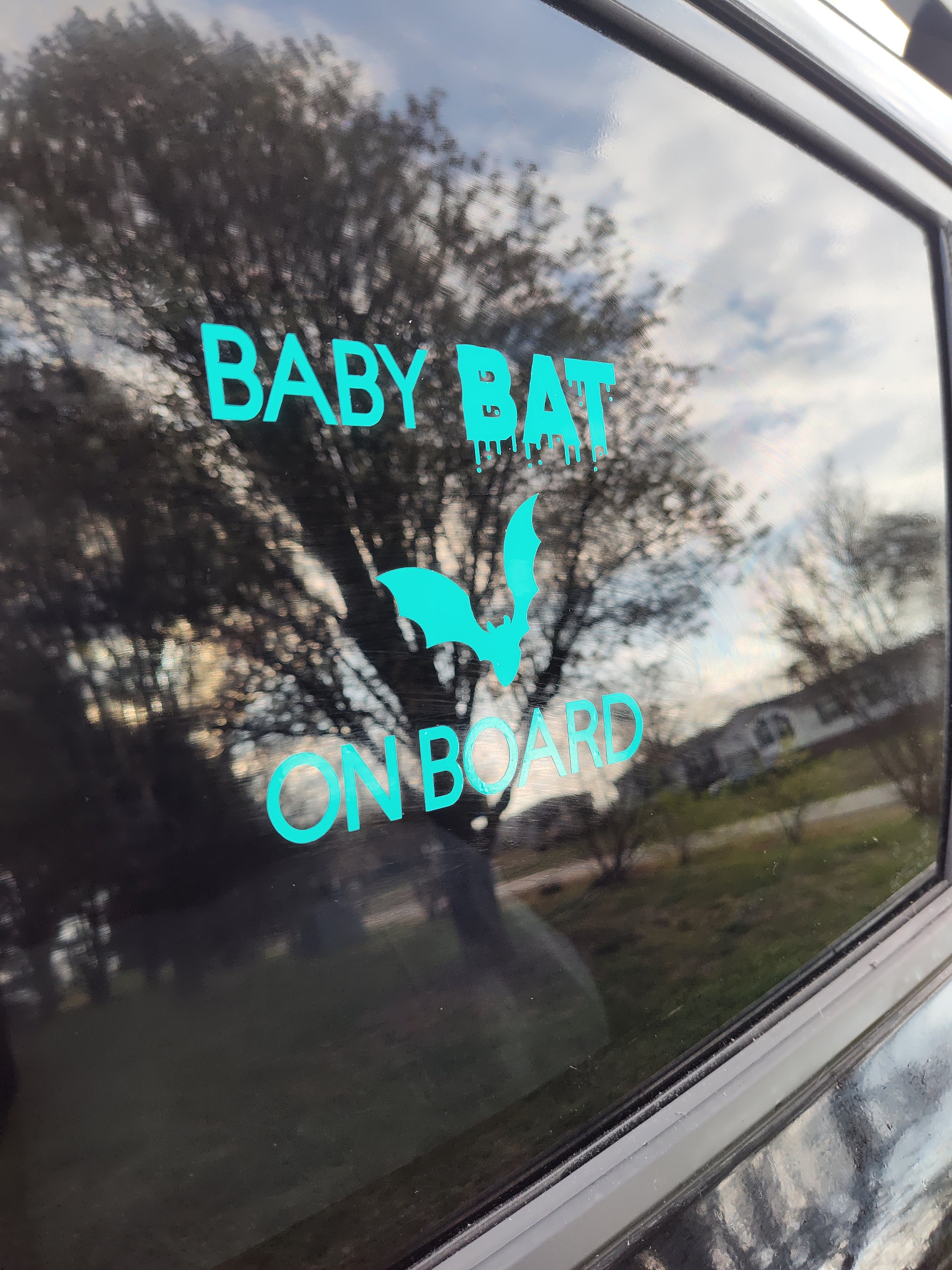 Baby Bat on Board Decal - Vinyl Car - Waterproof Sticker for Windows ...