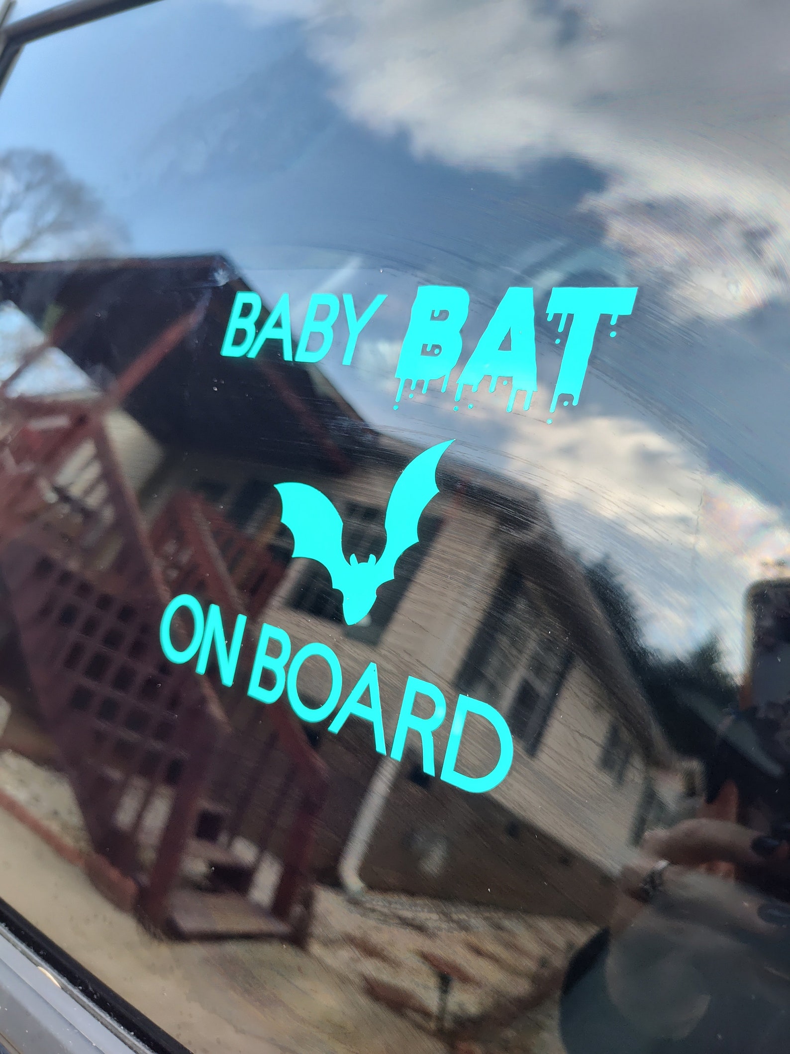 Baby Bat on Board Decal - Vinyl Car - Waterproof Sticker for Windows ...