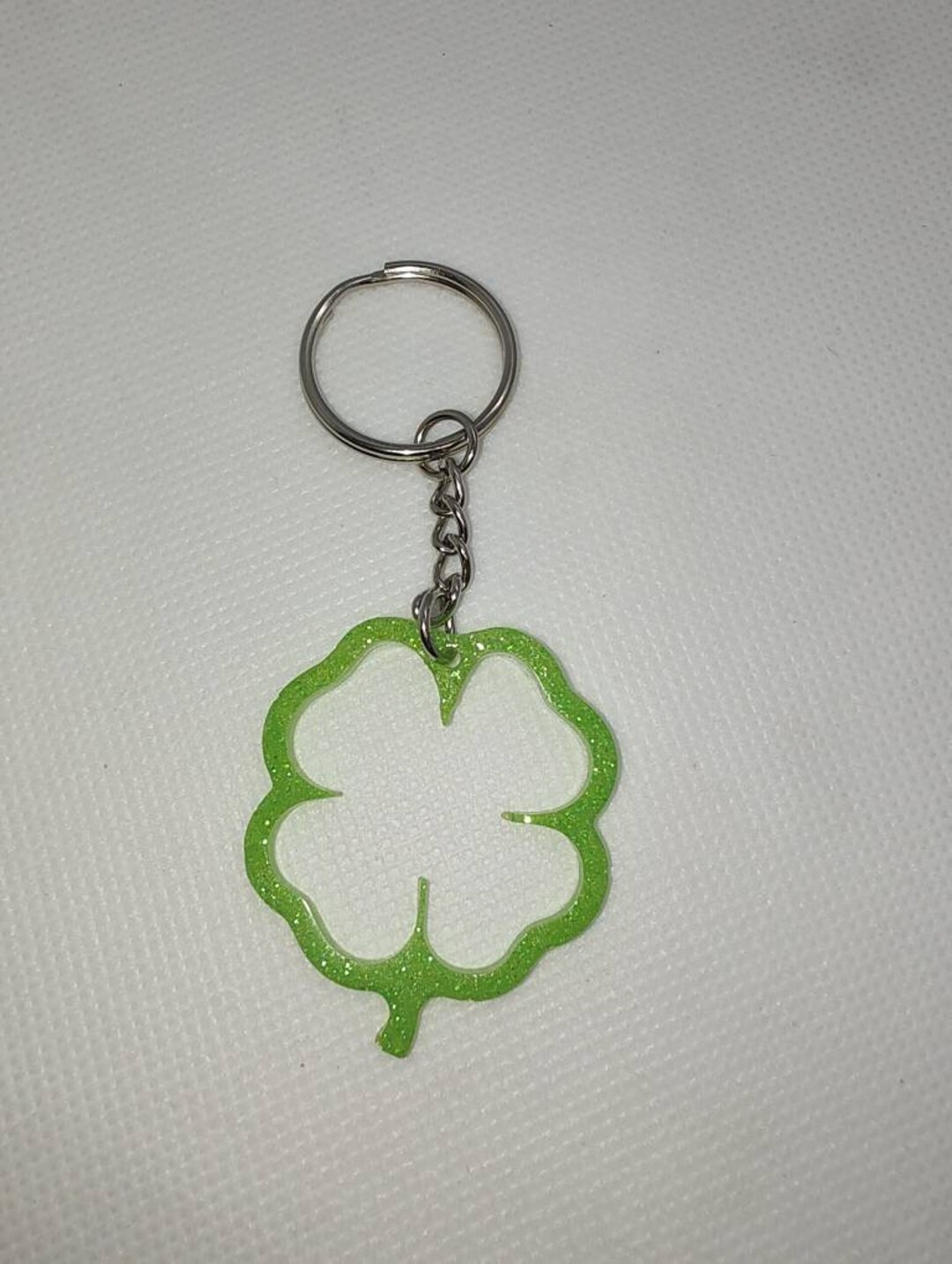 Shamrock Keychain - Four Leaf Clover Keychain - St. Patty's Day - Etsy