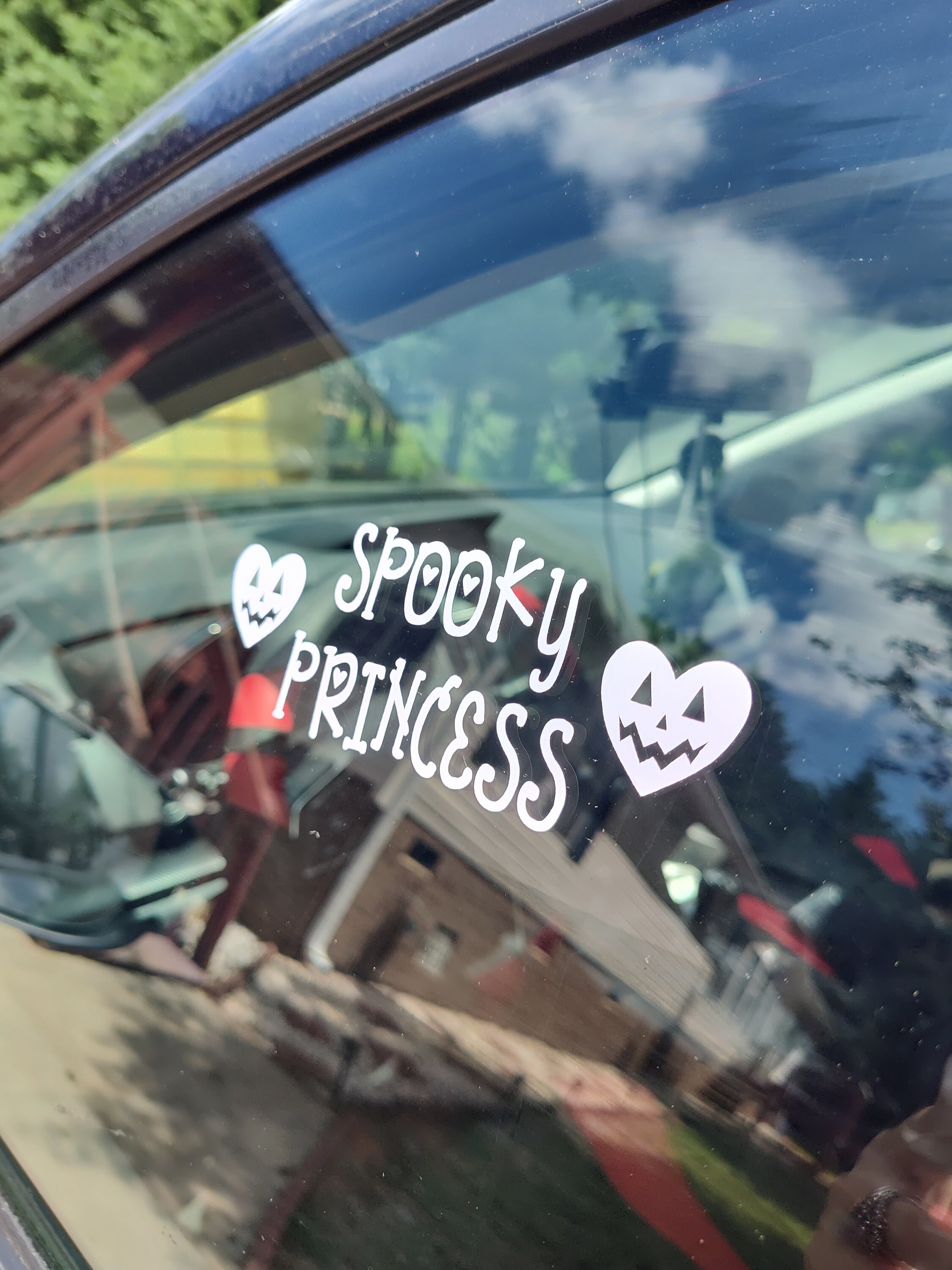 Spooky Princess Decal - Vinyl Car - Waterproof Sticker for Windows ...