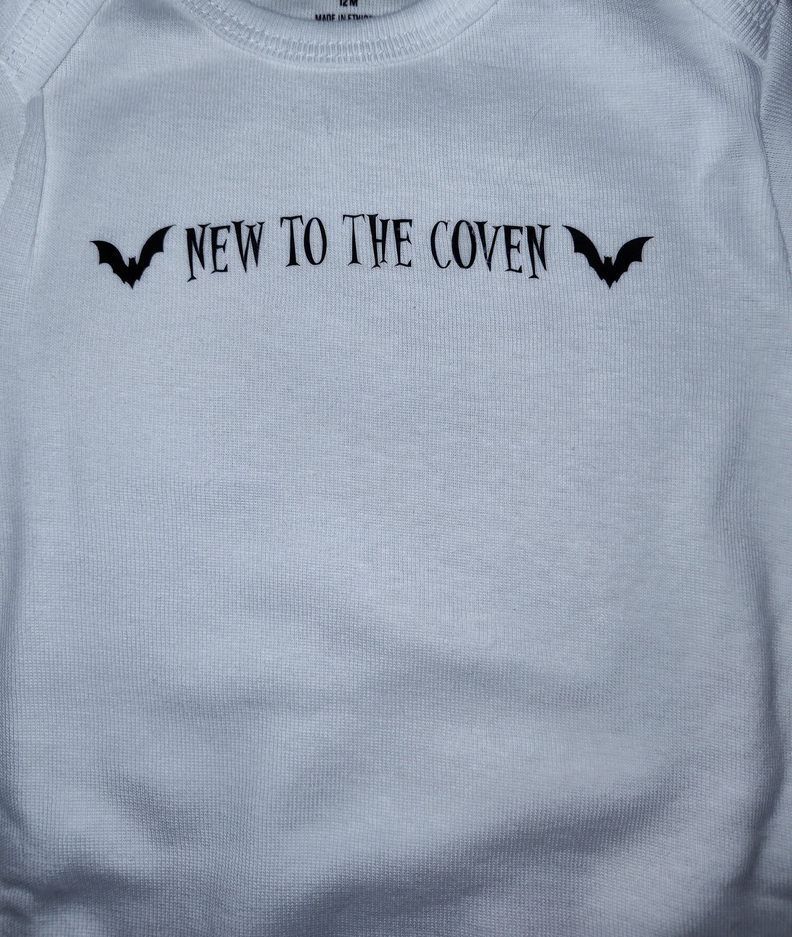 New to the Coven Onesie - Goth Baby Clothes Gothic Baby Clothes Goth ...
