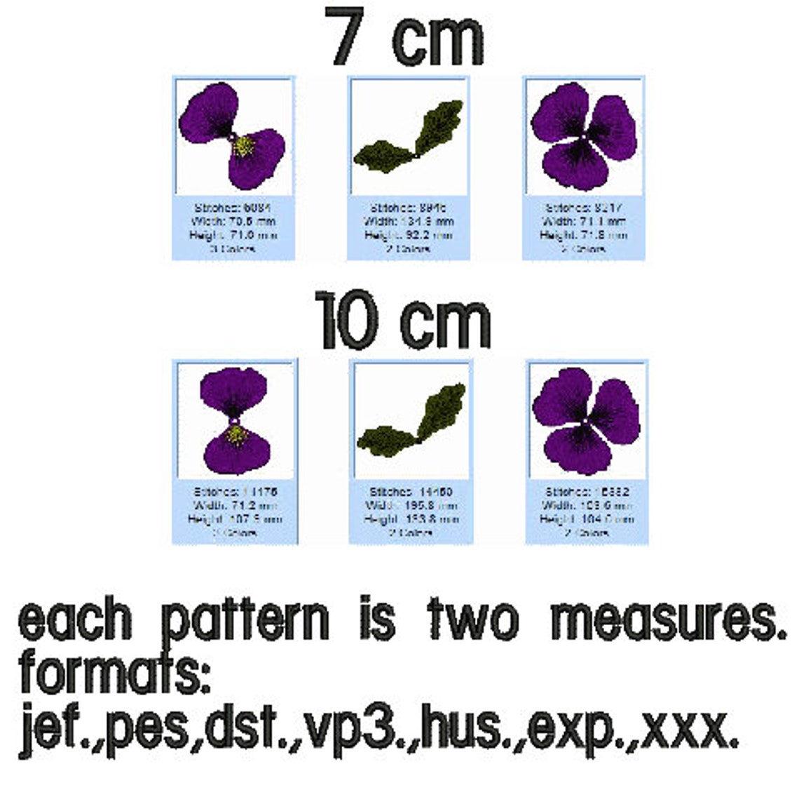 Applique Violet Machine Embroidery Pattern,violet Embroidery,3d Flower ...