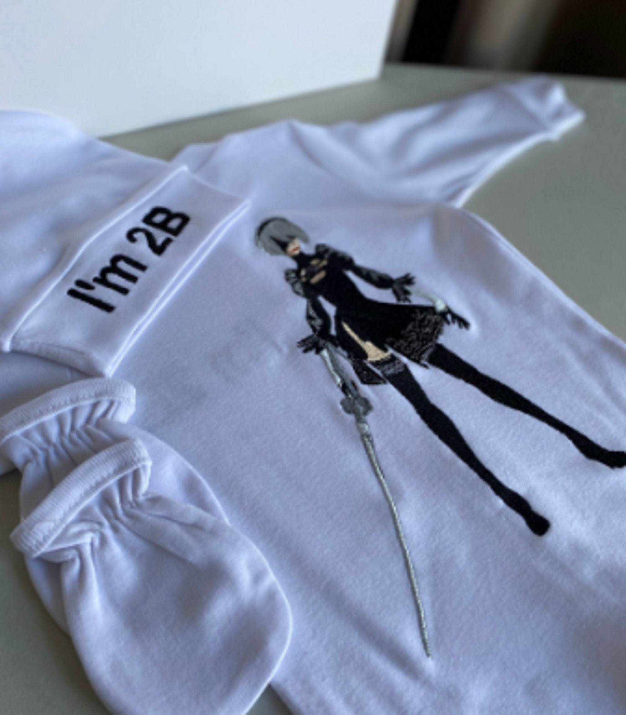 2b Nier Automata Machine Embroidery,anime Embroidery,yorha Embroidery ...