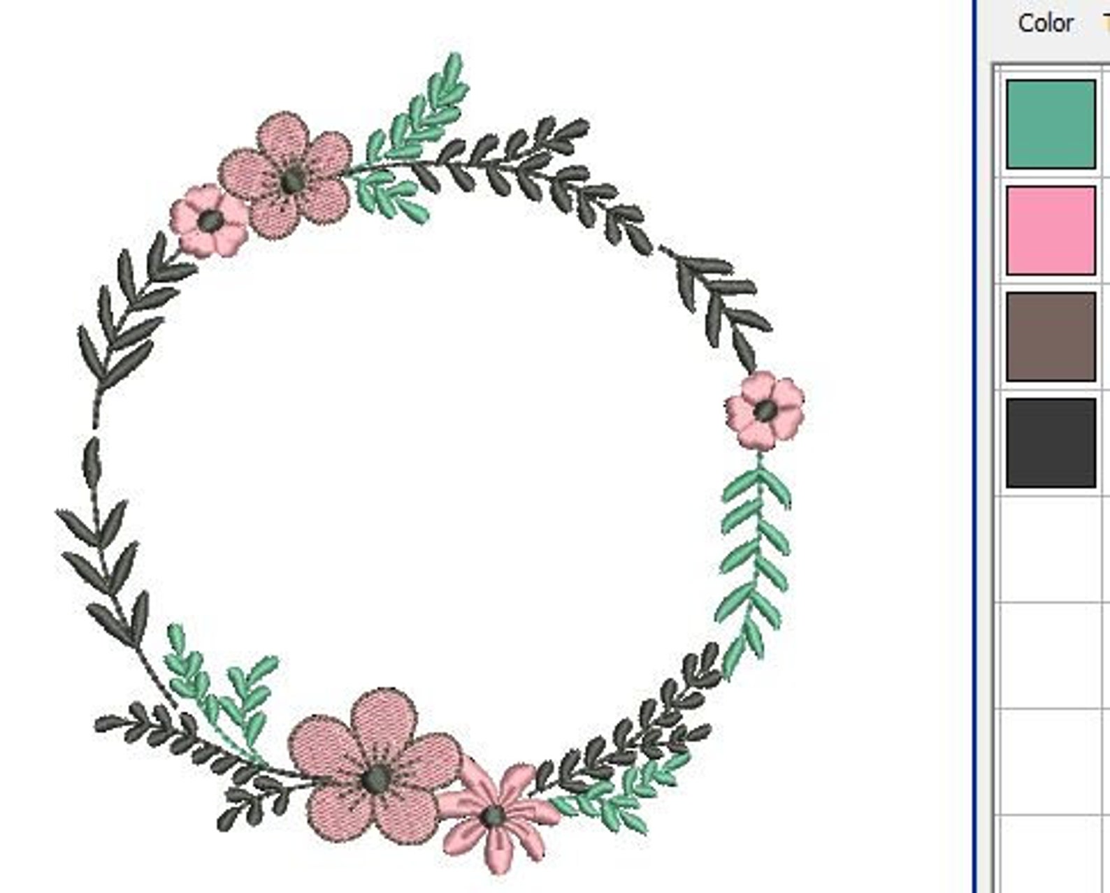 Flower Frame Embroidery Designs - Flower Embroidery Design Baby Machine ...