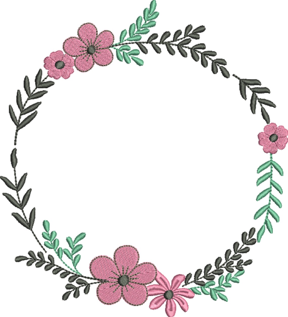 Flower Frame Embroidery Designs - Flower Embroidery Design Baby Machine ...