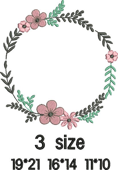 Flower Frame Embroidery Designs - Flower Embroidery Design Baby Machine ...