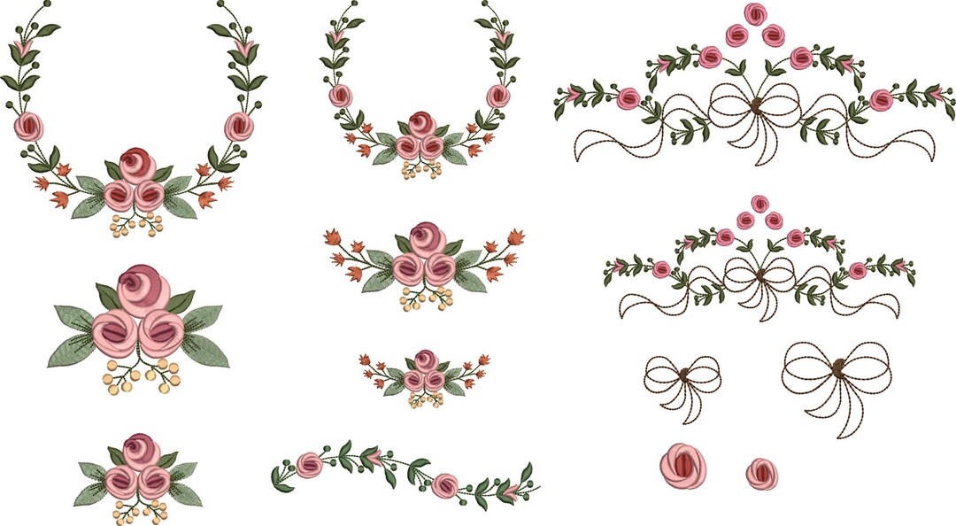 Machine Embroidery. Hand Embroidery,brazilian,rococo Embroidery Style ...