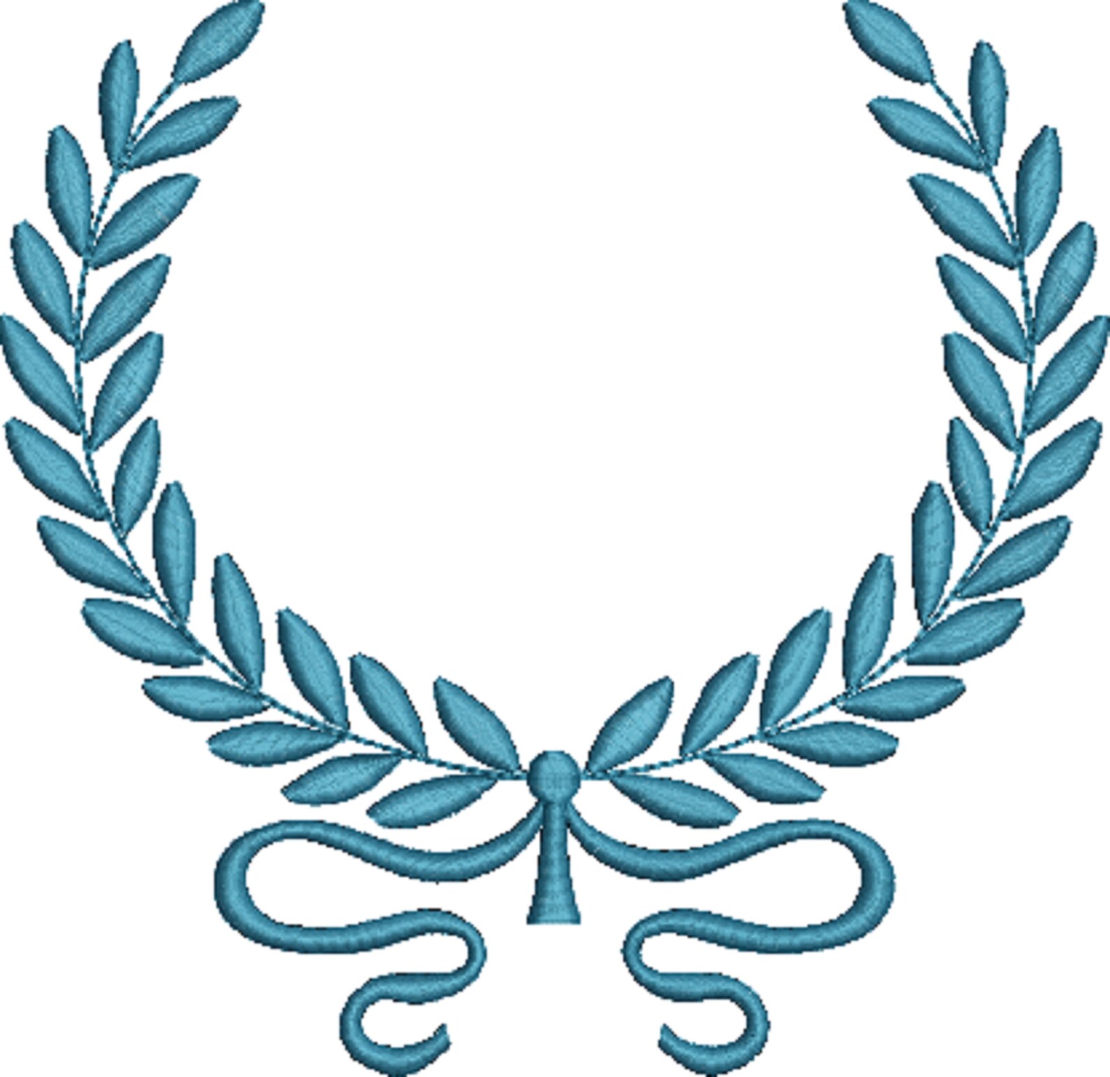 Laurel Wreath Frame Embroidery Design (jef, Pes, Vp3, Xxx, Dst, Exp) - Etsy