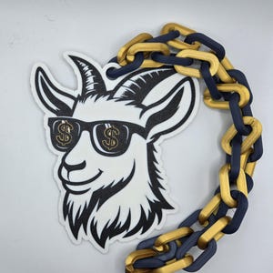 Custom Fan Chain Giant Logo Necklace Sports Home Run Turnover Jumbo ...