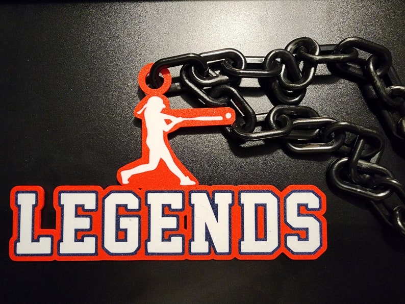 Custom Fan Chain Giant Logo Necklace Sports Chain Homerun Chain ...