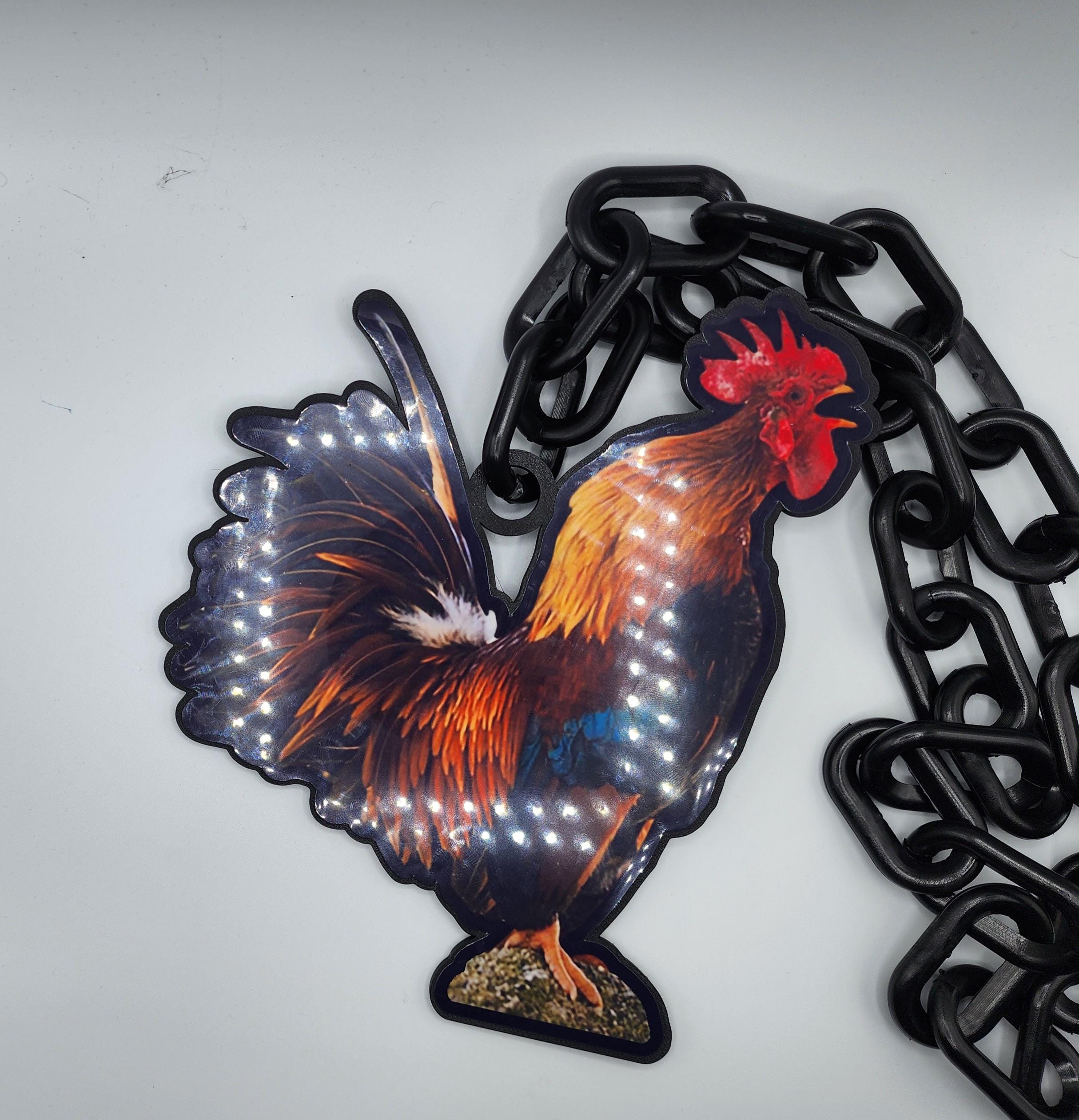 Full Color Custom Fan Chain Giant Logo Necklace Sports Homerun Turnover ...