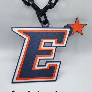 Custom Fan Chain Giant Logo Necklace Sports Homerun Turnover Jumbo ...