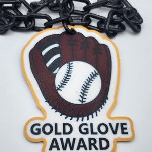 9 Custom Fan Chain Giant Logo Necklace Sports Homerun Turnover Jumbo ...