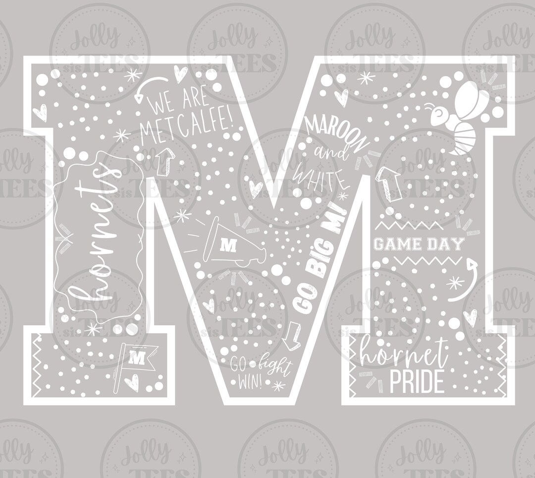 Big M PNG DIGITAL Download - Etsy