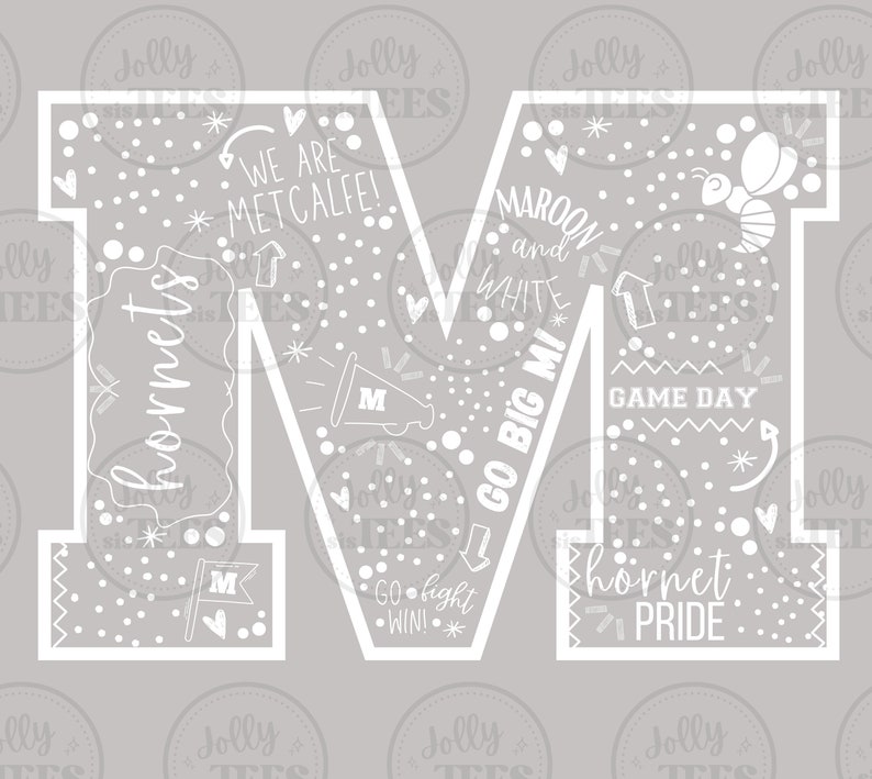 Big M PNG DIGITAL Download - Etsy