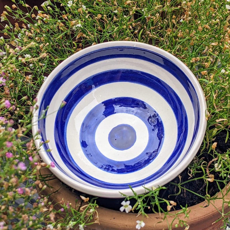 Spanish Blue Bowls - Etsy UK