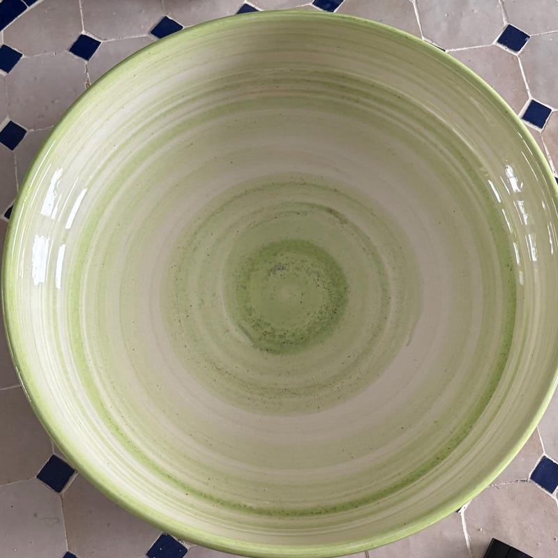 Rustic Blue Fruit Bowl - Etsy UK