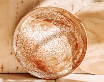 Large Round Ceramic Platter - Etsy