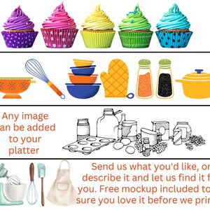 Custom Recipe Platter, Custom Image, Custom Design, Your Recipe, Your ...