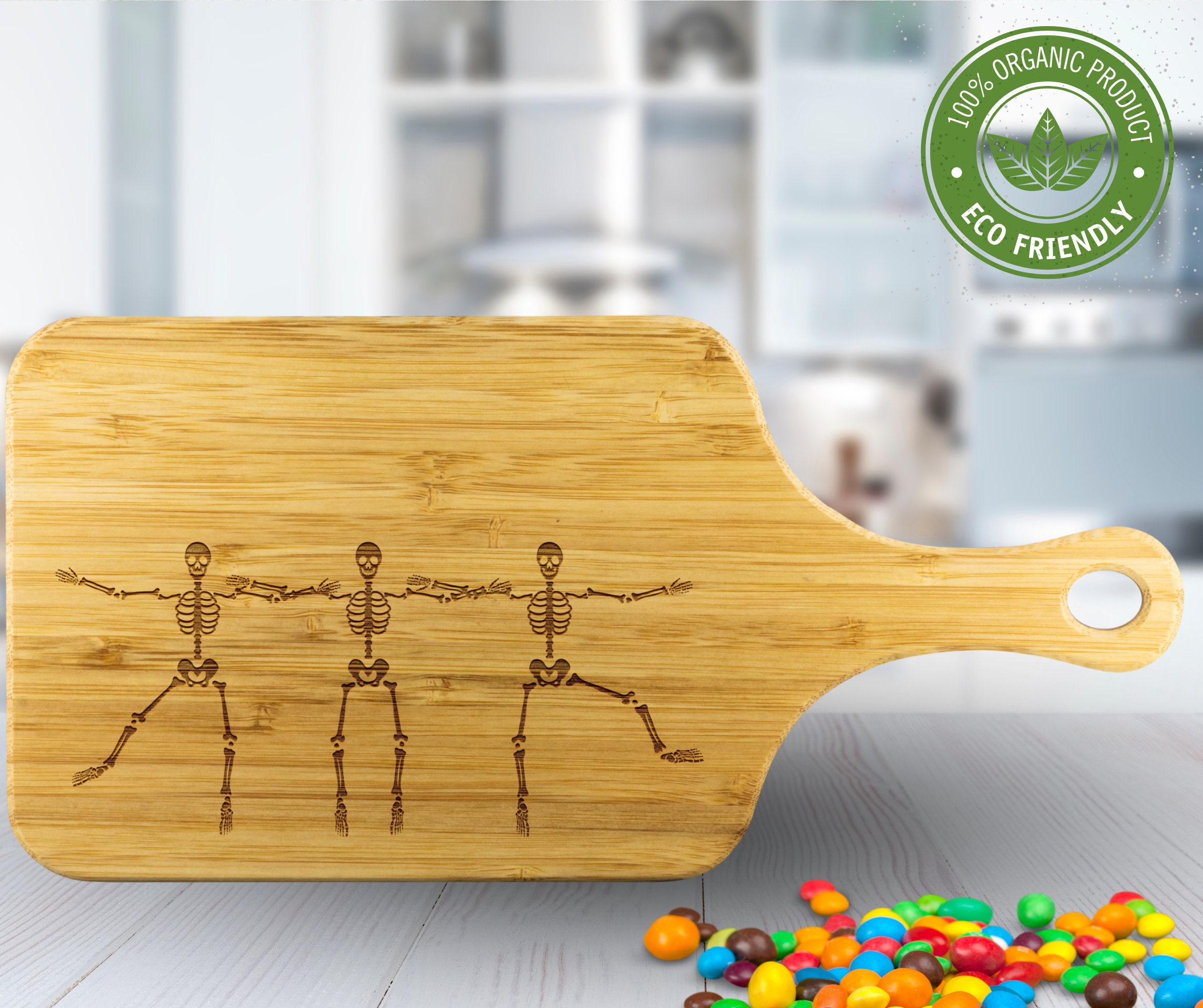 Skeleton Dance Charcuterie Board Cutting Board Serving - Etsy