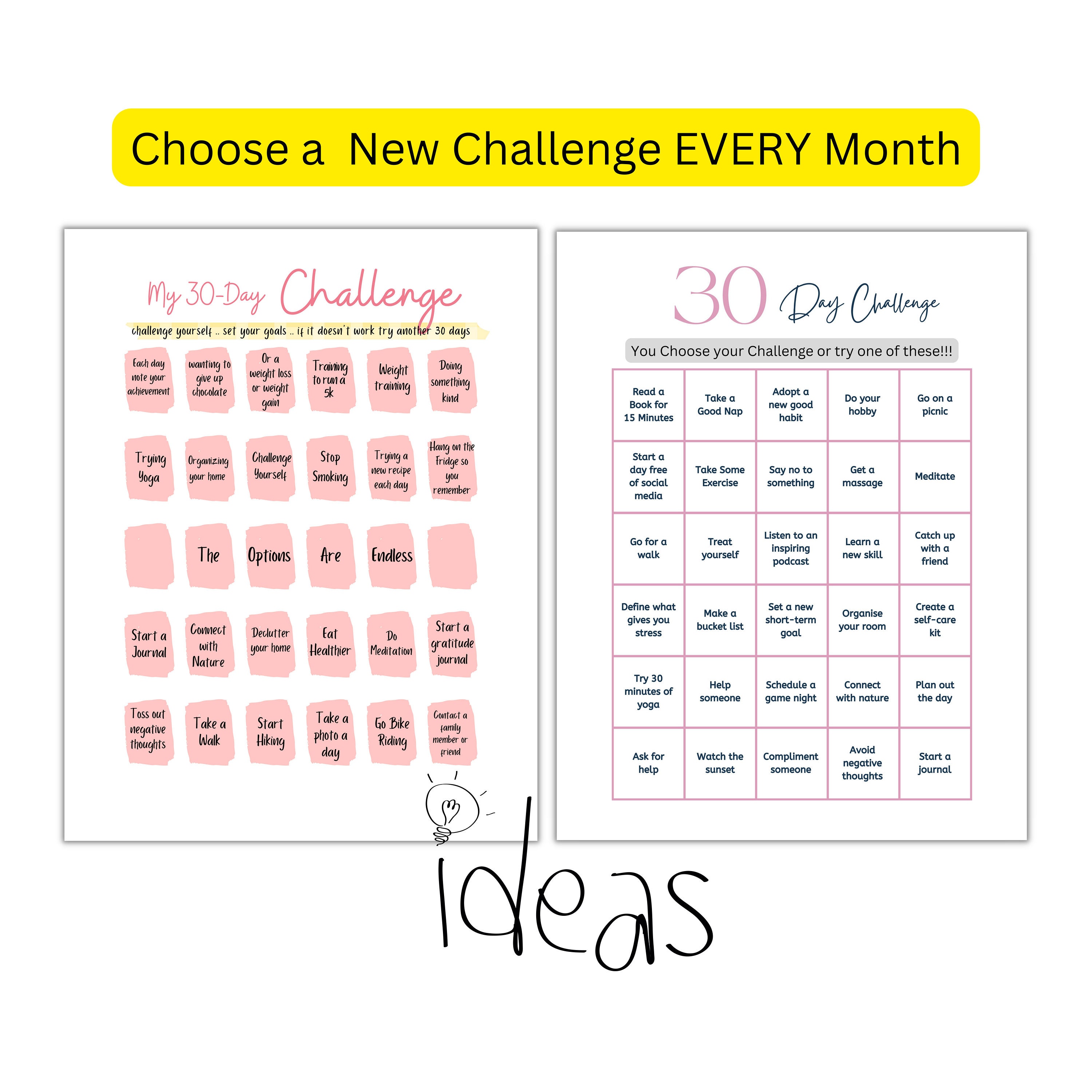 30 Day Challenge Chart