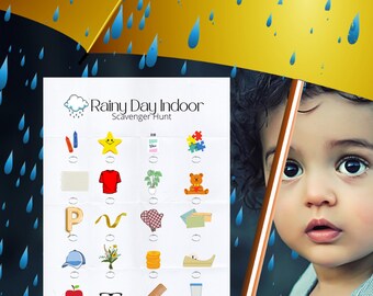 Rainy Day Scavenger Hunt for Kids - Etsy