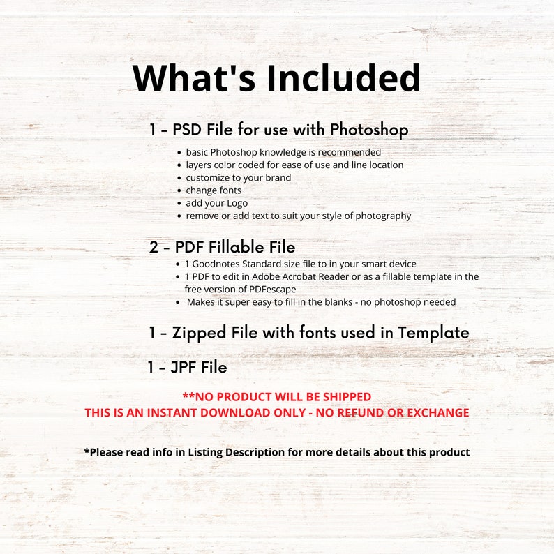 Model Release Template, Photographer Model Release, PHOTOSHOP Model ...