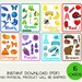 Colour Objects Flash Cards Children Educational Learning PDF Printable ...