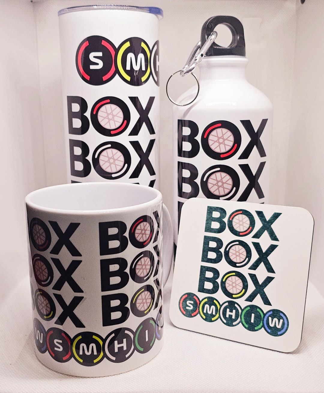 Formula 1 Box & Tyre Compounds | Formula Mugs Tumblers Gifts | Grand ...