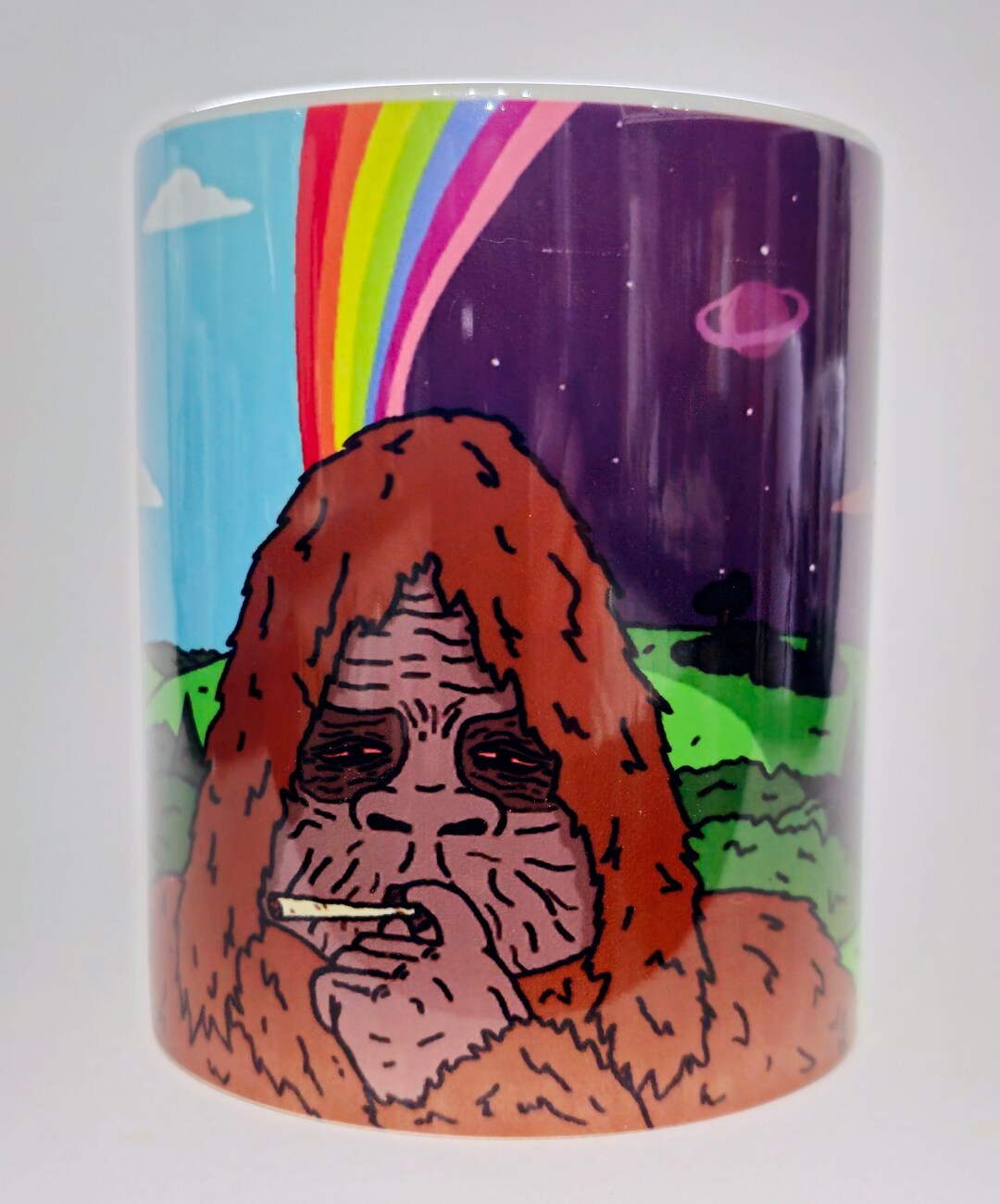 Big Lez Show Sassy Sasquatch Bigfoot Stoner Coffee Mug: Sassy Stoner ...