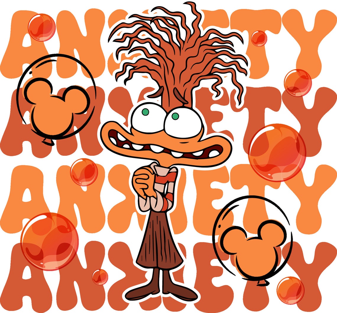 Mental Health Cartoon Emotions PNG Bundle: It's Okay to Feel (digital ...