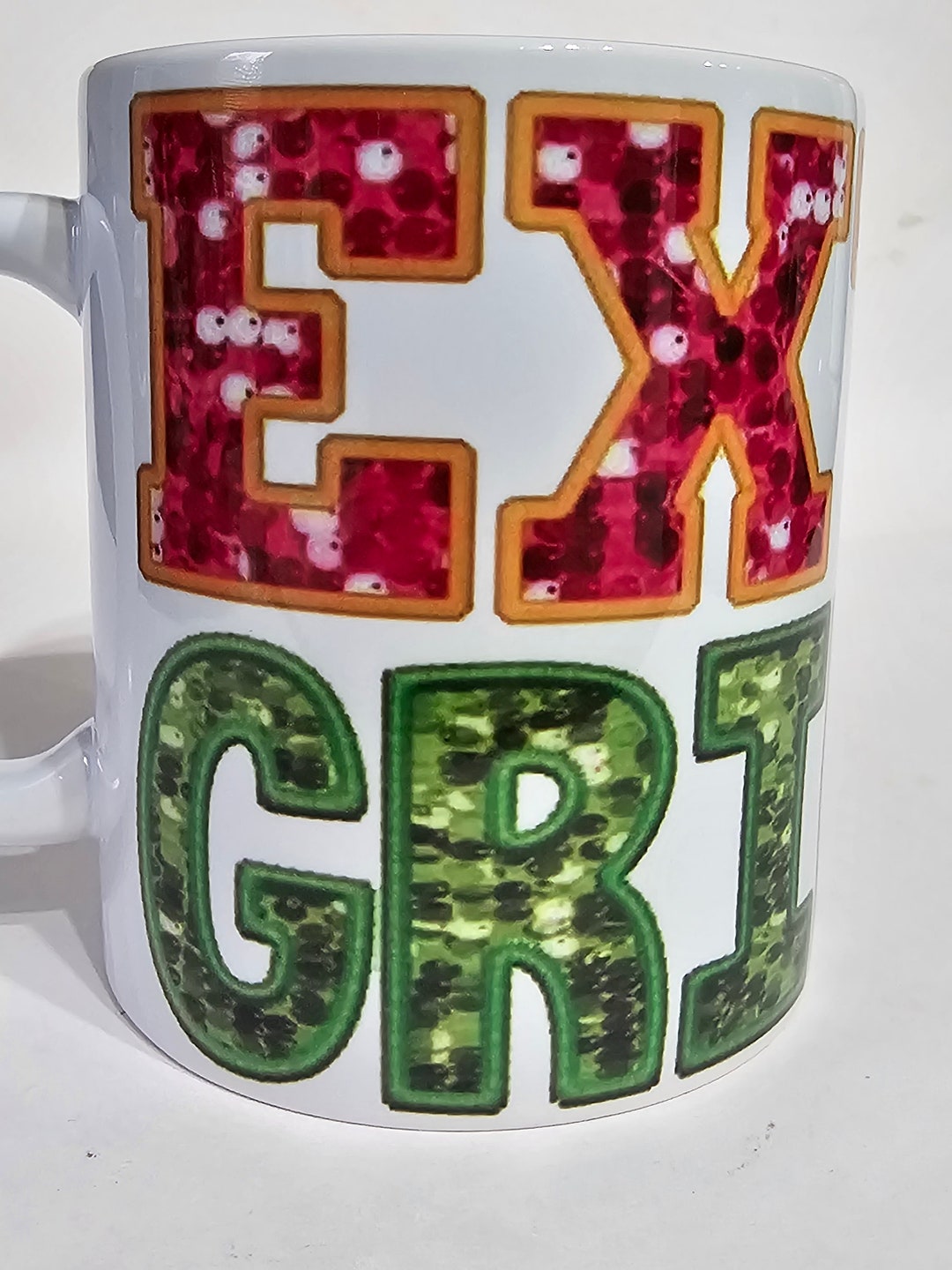 Grinch Extra Grinchy Novelty Santa Christmas Mug 11 Oz Mug Full Wrap - Etsy