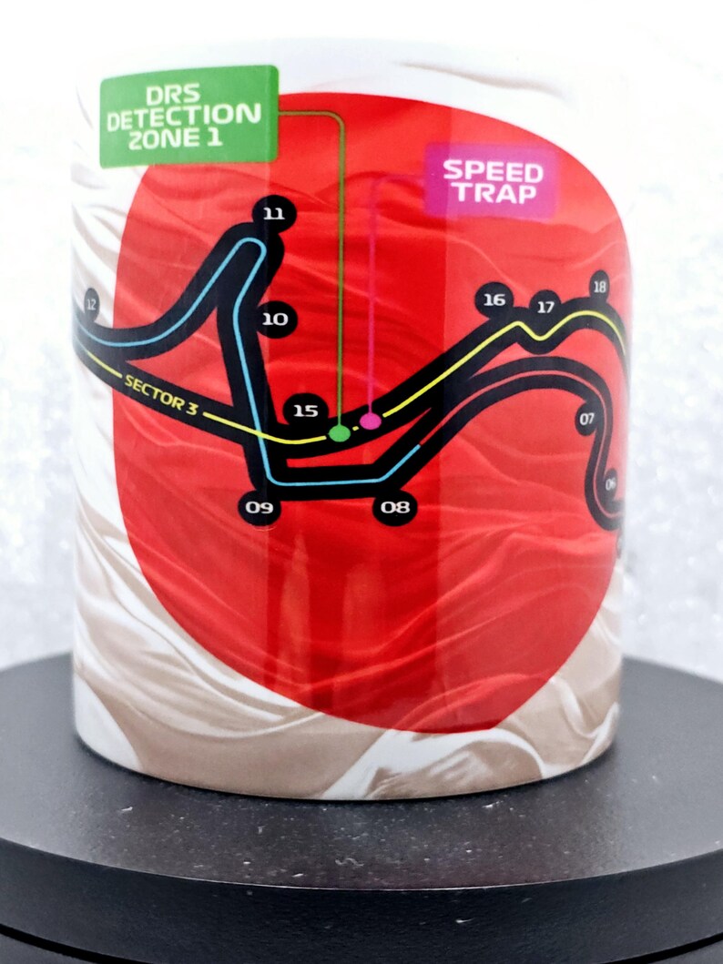 F1 Japanese Track Mug: Formula 1 Car, Tea, Coffee - 11oz - Etsy