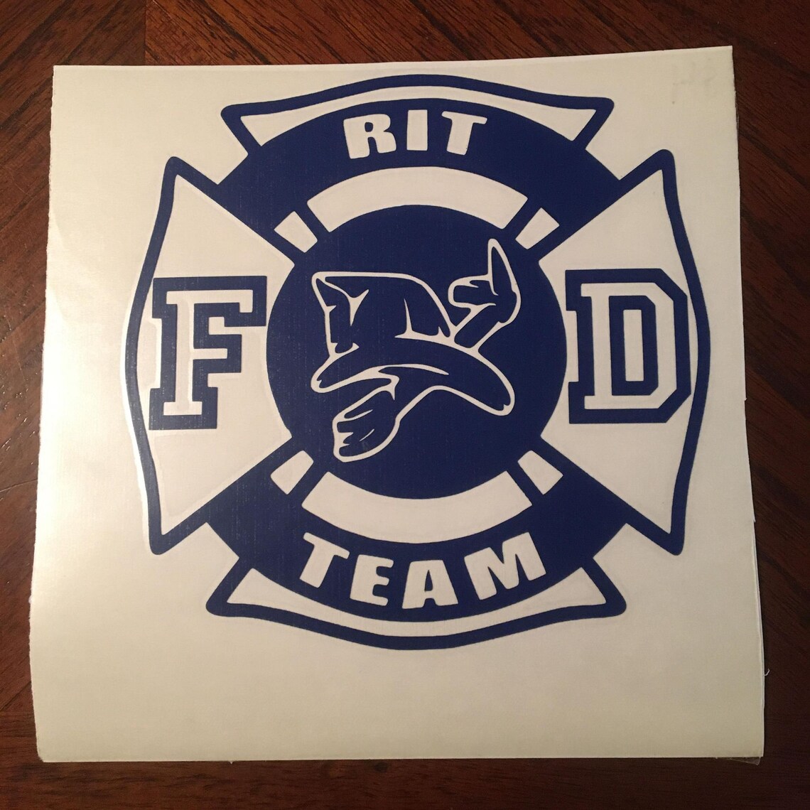RIT Team Firefighter Decal | Etsy
