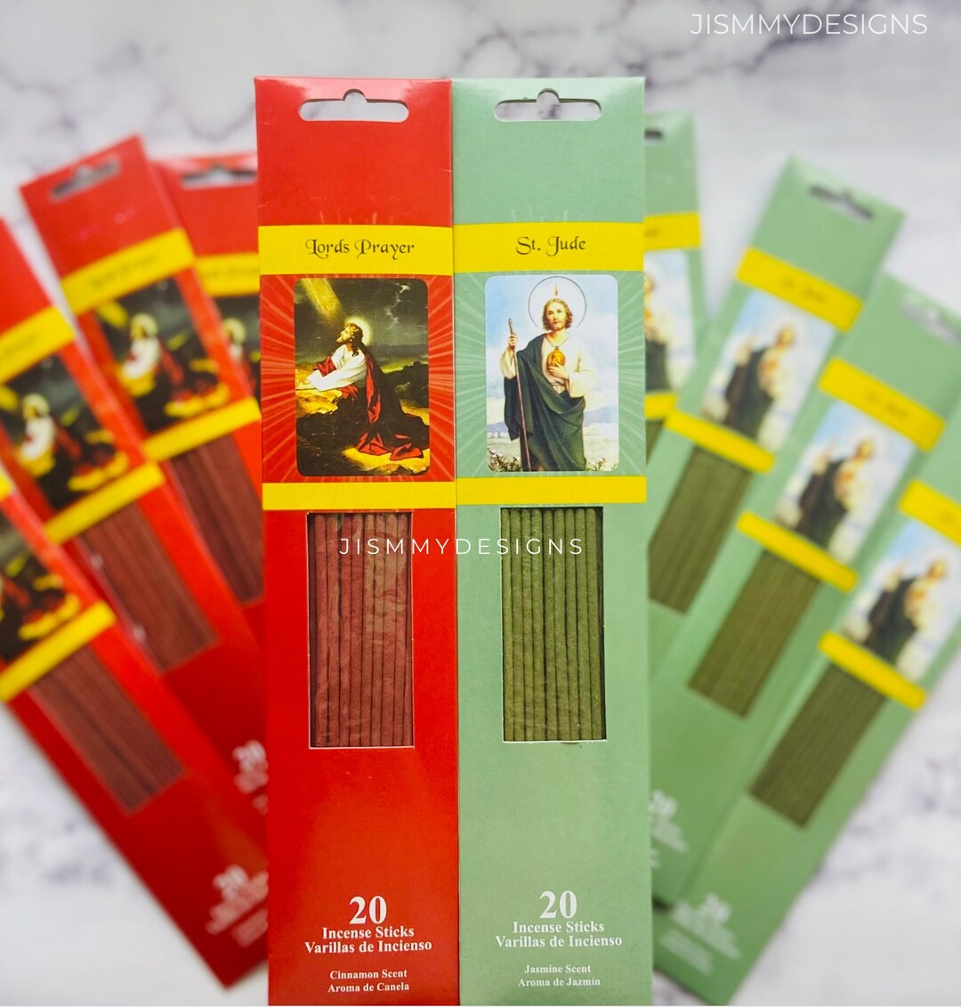 Lords Prayer and St.jude Incense Sticks, Religious Incense Sticks ...