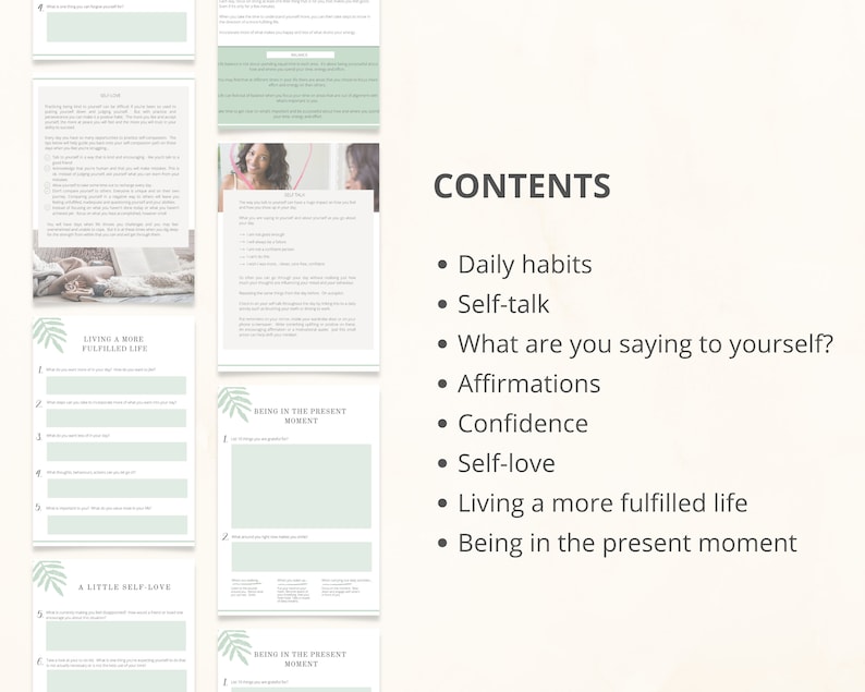 Confidence Workbook, Self Esteem, Self Confidence, Happiness - Etsy