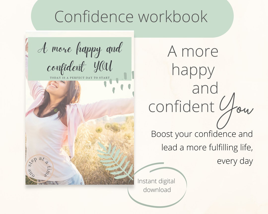 Confidence Workbook, Self Esteem, Self Confidence, Happiness - Etsy