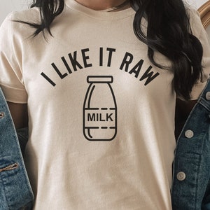 Funny Raw Milk Shirt, Pro Metabolic Shirt, Nutrition T-shirt, Gift for ...