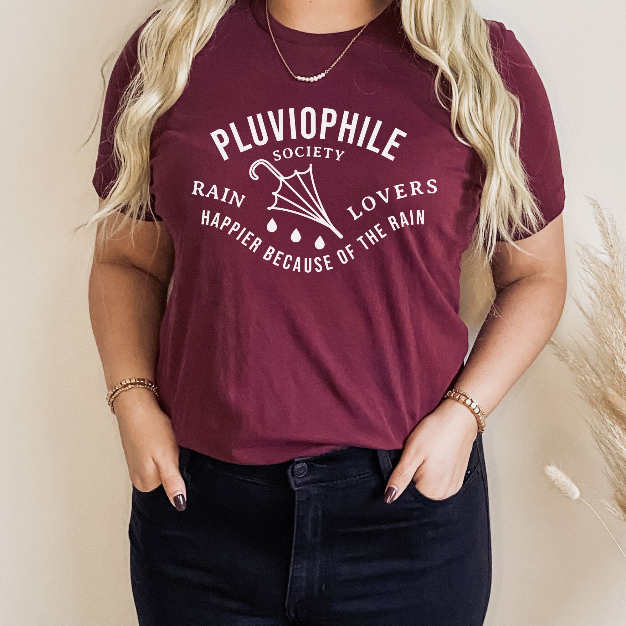 Pluviophile Shirt, Rain Lover Tshirt, Bookish Tee, Reading Shirt, Dark ...