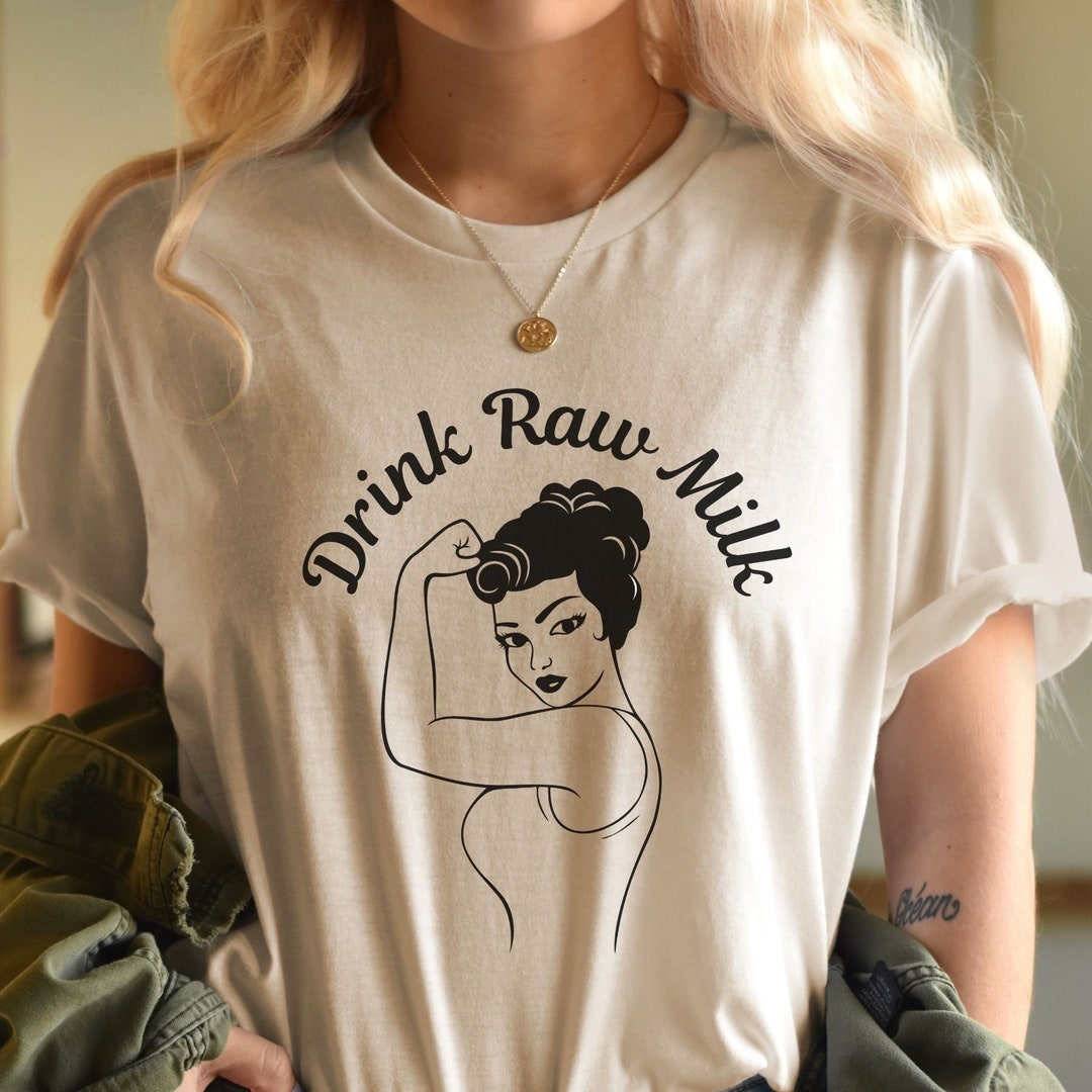 Raw Milk Shirt, Pro Metabolic Shirt, Nutrition T-shirt, Gift for Farmer ...