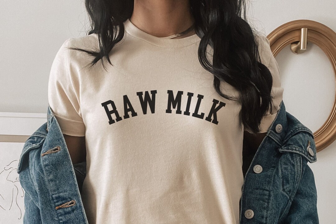 Raw Milk Shirt, Pro Metabolic Shirt, Nutrition T-shirt, Gift for Farmer ...