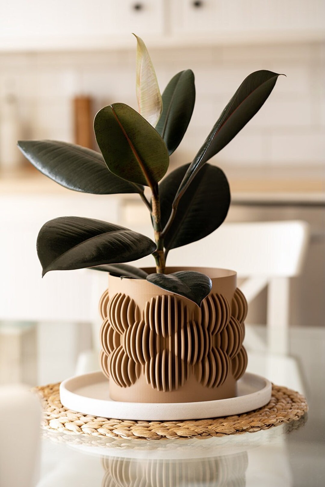 Indoor Planter - Le Pétillant - 3D Printed Flower Pot for Plant Lovers ...