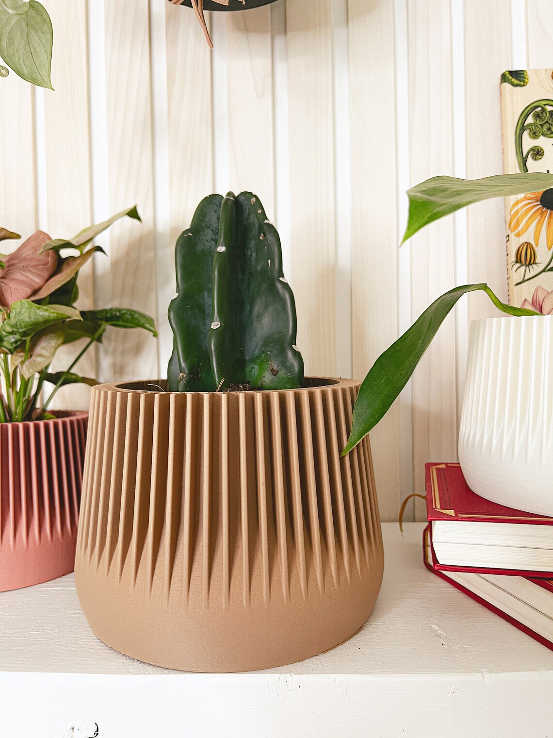 Indoor Planter the Peaceful 3D Printed Flower Pot for Plant Lovers - Etsy