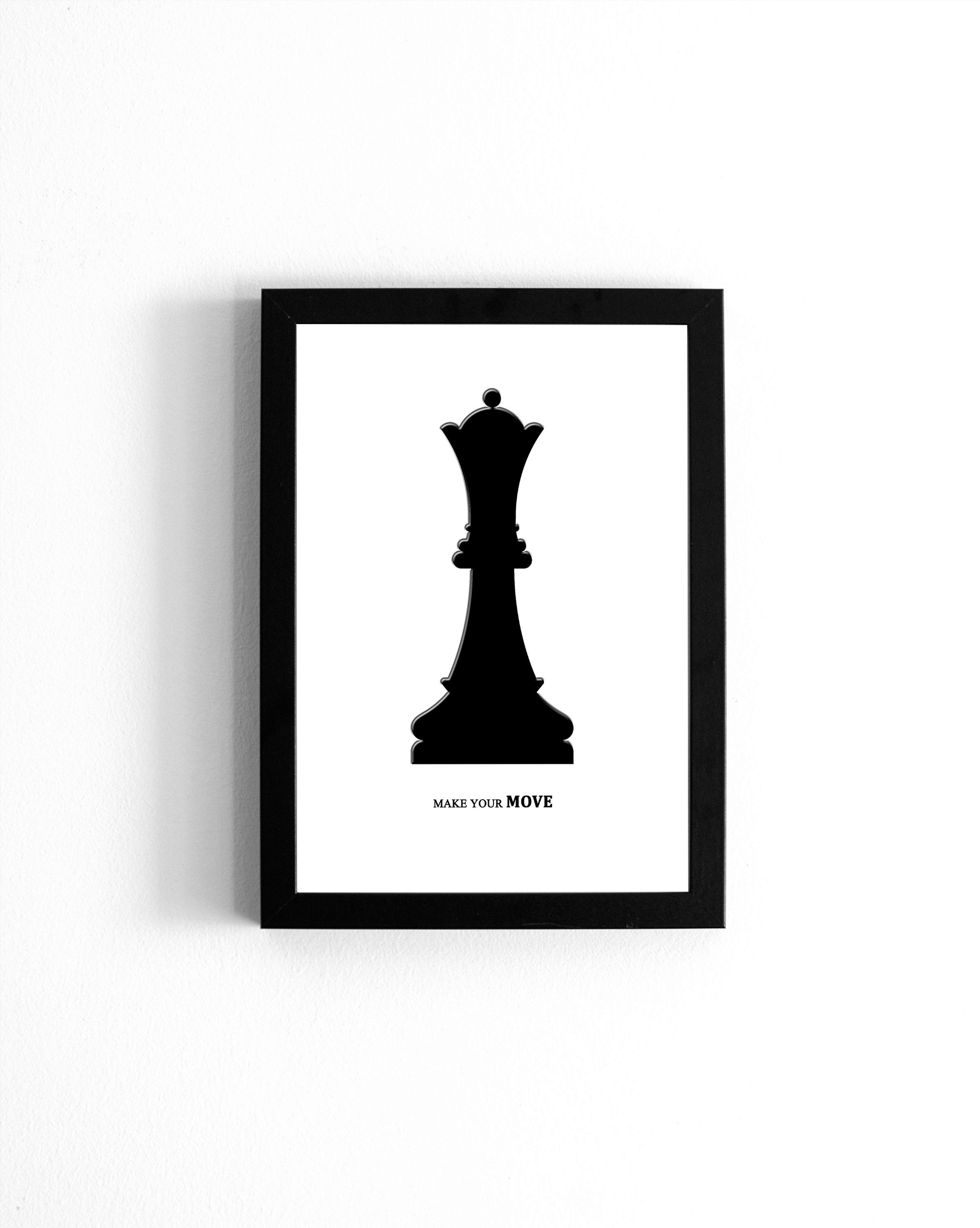Make Your Move Wall Art Make Your Move Motivational Wall Art - Etsy UK