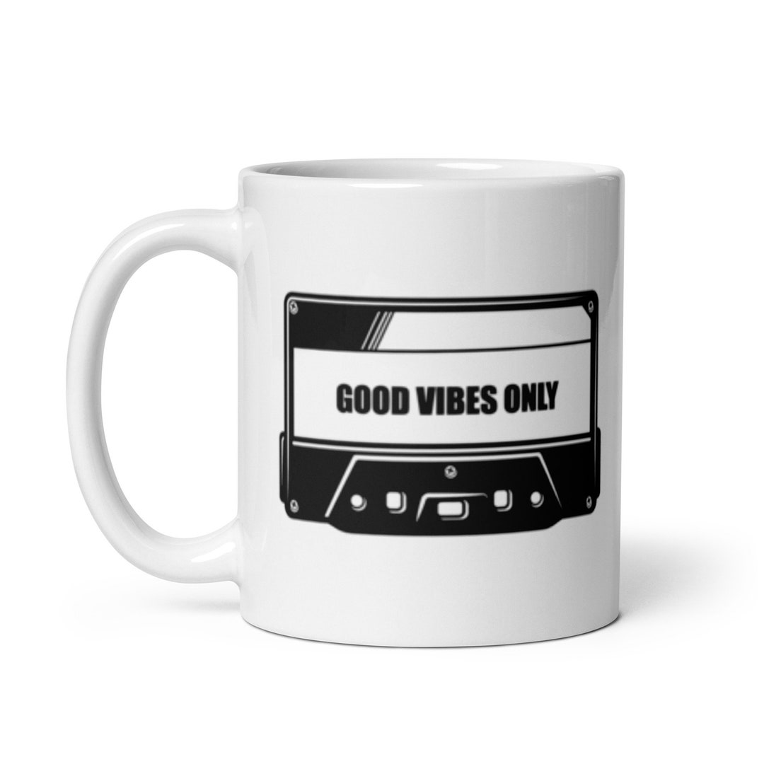 Good Vibes Only Retro Mug Good Vibes Mug for Him Good Vibes - Etsy UK
