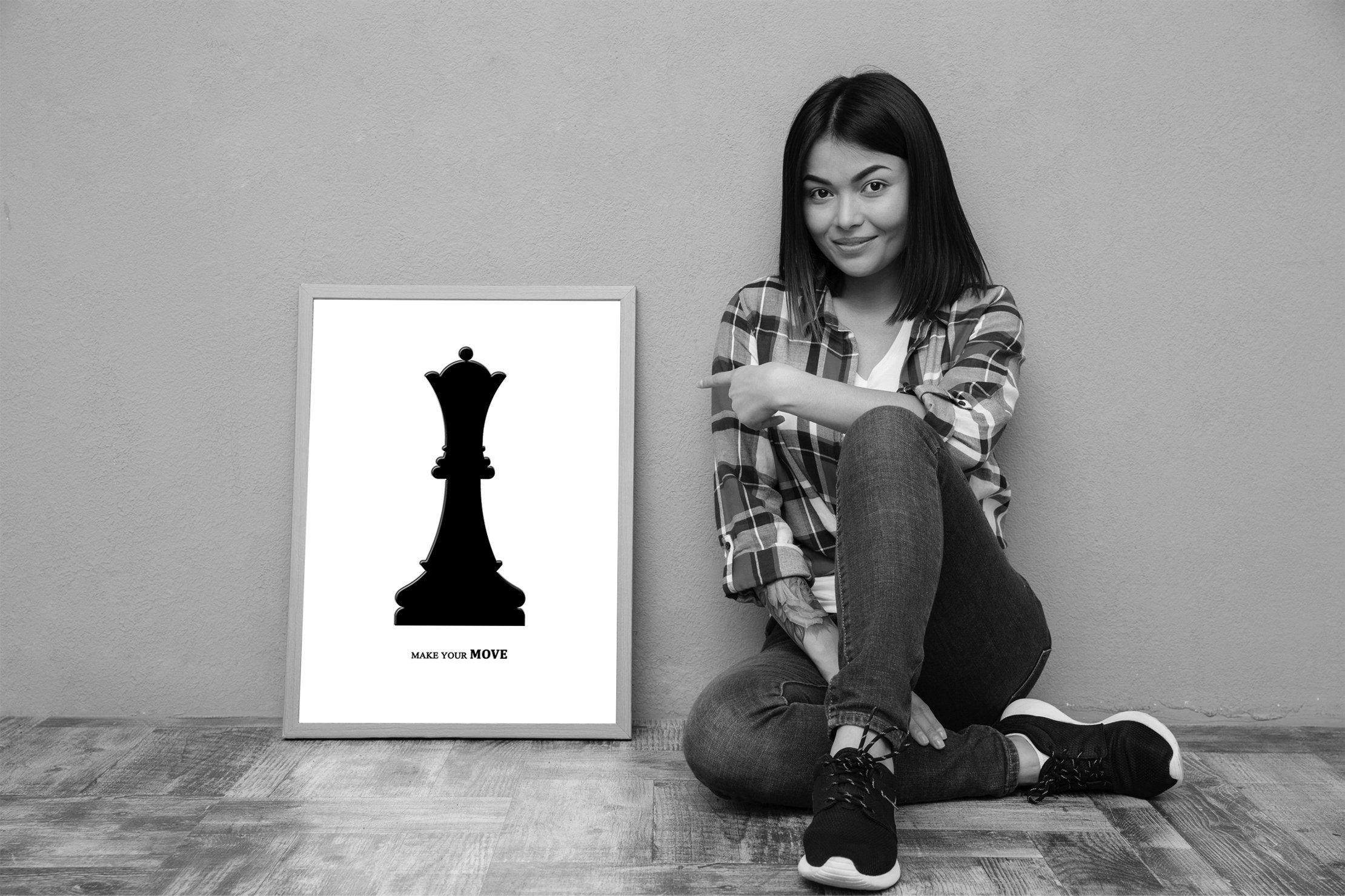 Make Your Move Wall Art Make Your Move Motivational Wall Art - Etsy UK