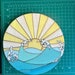 Sunrise Over the Ocean - Laser Cut Art Piece - Etsy