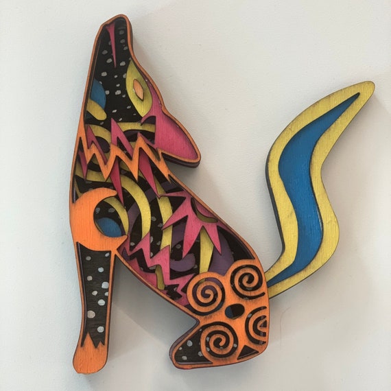 Indian Coyote Art Native Coyote Wall Art For Sale | Redbubble