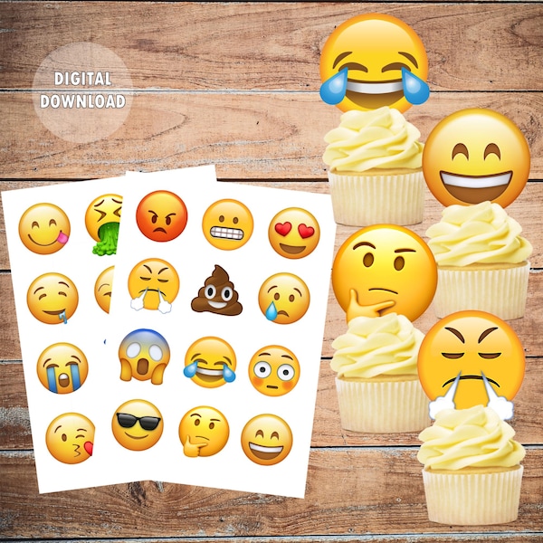 Emoticons Topper - Etsy